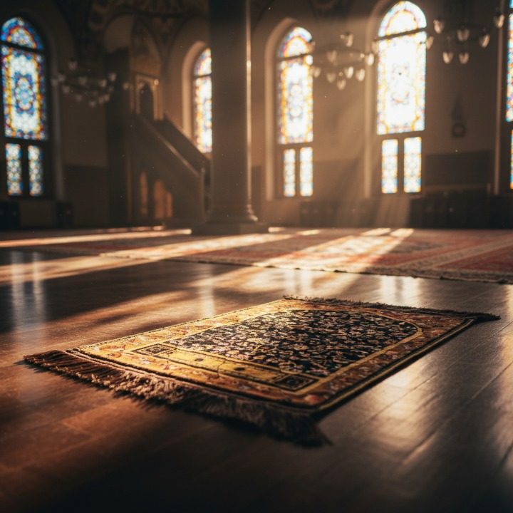 Travel-Friendly Velvet Prayer Mat – Zainab & Co
